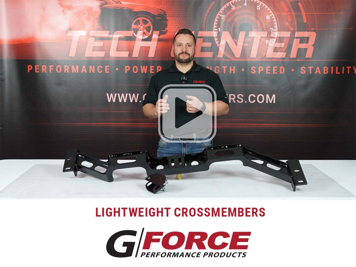 Lightweight Crossmembers Retain Strength — G Force Performance Products