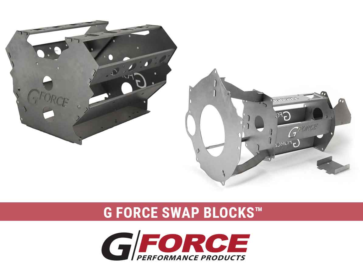Modern Mock Up Engine Blocks and Transmission Fitment — G Force ...