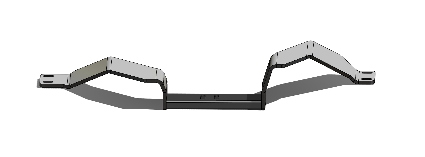 1982-2005 S10 Blazer Jimmy 4L80e Swap Crossmember | RCS-10B-4L80 rendering